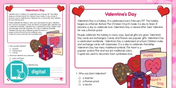 Valentine’s Day Readings | twinkl.com