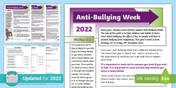 Anti-Bullying Activities KS2 | Anti-Bullying Week - Twinkl