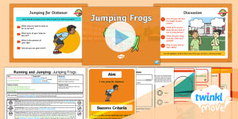 Year 1: Running and Jumping | Athletics | KS1 | PE - Twinkl