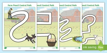 Places - Topics and Themes - Pencil Control - EYFS - Twinkl