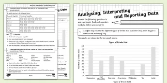 Data Analysis Worksheets | twinkl.co.uk