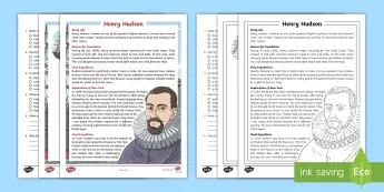 Henry Hudson Activities | twinkl.com
