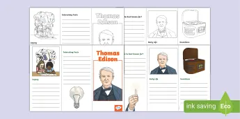 Thomas Edison Biographies | twinkl.co.uk
