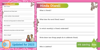 Diwali Writing Activities | Twinkl Resources - Twinkl