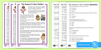 F-2 The Emperor's New Clothes - Australian Storybook Teaching Resources