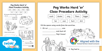 Language Cloze Activity • Twinkl.com.au