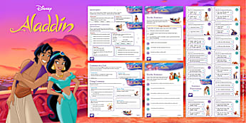 Disney Aladdin Activities for Children | Disney | Twinkl