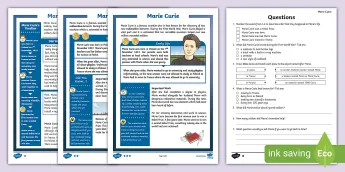 Marie Curie Resources | twinkl.co.uk