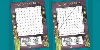 Pandoras Box Activities Primary Resources - Myths and Legends Pan