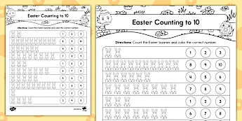Preschool Counting Worksheets | twinkl.com