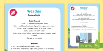Weather - Early Years Resources - Twinkl