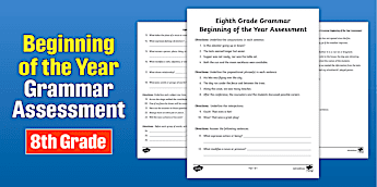 Grammar Assessments | twinkl.com