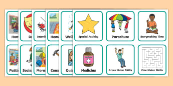 EYFS Visual Timetables - Primary Resources - Twinkl