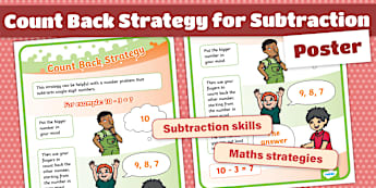 Subtraction by Counting Backwards Resources for F-2 - Twinkl
