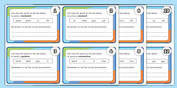 Exclamations | Sentence Types | KS1 Primary Resources