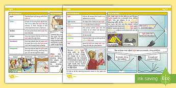 Light - Year 3 Science Resources - Twinkl
