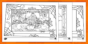 Halloween Colouring Sheets | twinkl.com.au