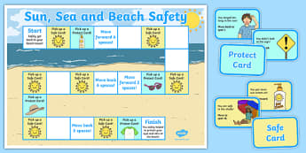 Summer Sun Safety Primary Resources - Summer Season Sun Holiday