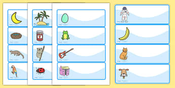 Pegs and Classroom Tray Labels for School - Twinkl