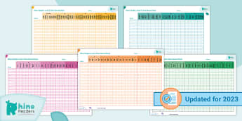 Rhino Readers Class Record Sheets | Classroom and Display