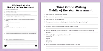 Formative Assessments Grade 3 | twinkl.com