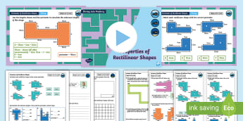 Rectilinear Shapes - Area & Perimeter - KS2 Maths Resources