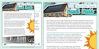 Fossil Fuels Science | twinkl.co.uk