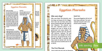 Ancient Egyptians 3rd/4th Class Resources - ROI - Twinkl