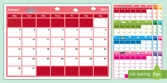 Classroom Calendar Display Resources | Primary - Twinkl