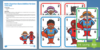 Superhero Addition Games | twinkl.co.uk