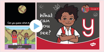 y sound | Grade R Phonics | English | South Africa | Twinkl