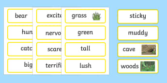 We're Going on a Bear Hunt, Literacy, Early Years (EYFS), Story s