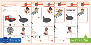 Grade 1 Phonics Worksheets | twinkl.co.uk