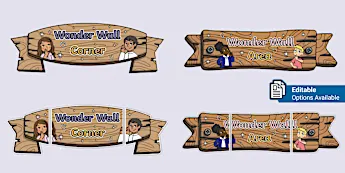 Wonder Wall Display Banners | twinkl.co.uk