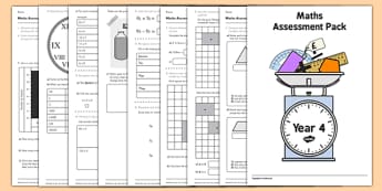 Primary Resources - Year 4 - Maths Assessment Tests