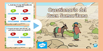 Parábola del Buen Samaritano | Materiales Educativos Twinkl