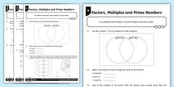 Year 6 Common Factors and Multiples - KS2 Maths Resources