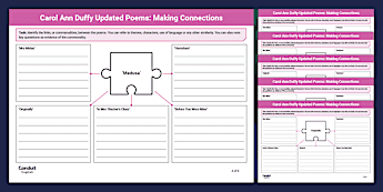 Carol Ann Duffy Poems | twinkl.co.uk