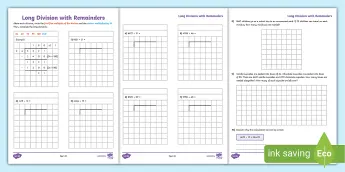 Long Division Methods | twinkl.co.uk