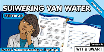 Prosesse vir Suiwer Water - Graad 6 Afrikaans - Suid Afrika