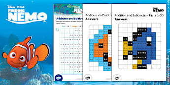 Disney Pixar Finding Nemo Maths Activities | Twinkl - Twinkl