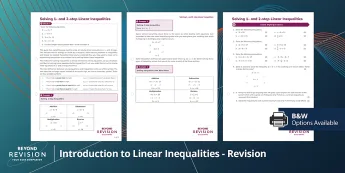 Linear Inequalities Resources | twinkl.com.au