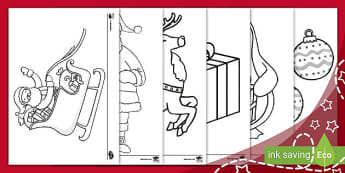 Christmas Colouring Sheets - Twinkl