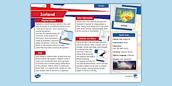 Europe Fact Files | twinkl.ca
