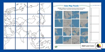 Asia Maps and Activities | twinkl.com