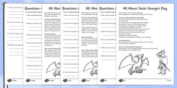 St George's Day Primary Resources & Activities - Twinkl