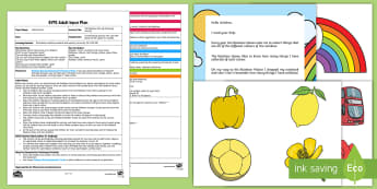 Planning and Assessment Adult Led Focus Plans Early Years (EYFS ...