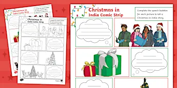 Christmas Comic Strips | twinkl.co.uk