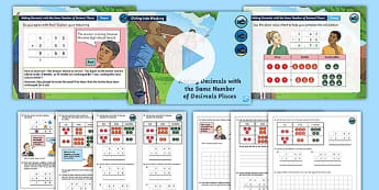 KS2 Maths Decimal Games and Worksheets - Primary Resources