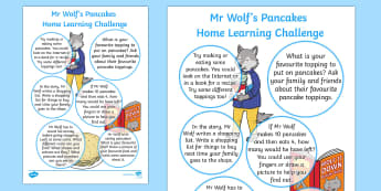 Mr Wolf's Pancakes - Jan Fearnley Early Years (EYFS), Storybook, Mr Wolf,